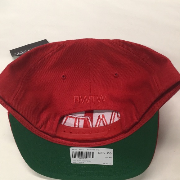 RWTW | Accessories | Rwtw Red Snapback Hat | Poshmark